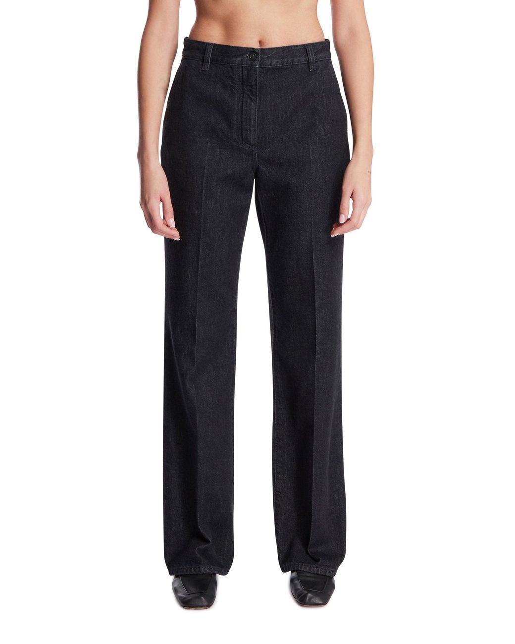 The Row Cotton High-Rise Jeans in Blue | Lyst UK
