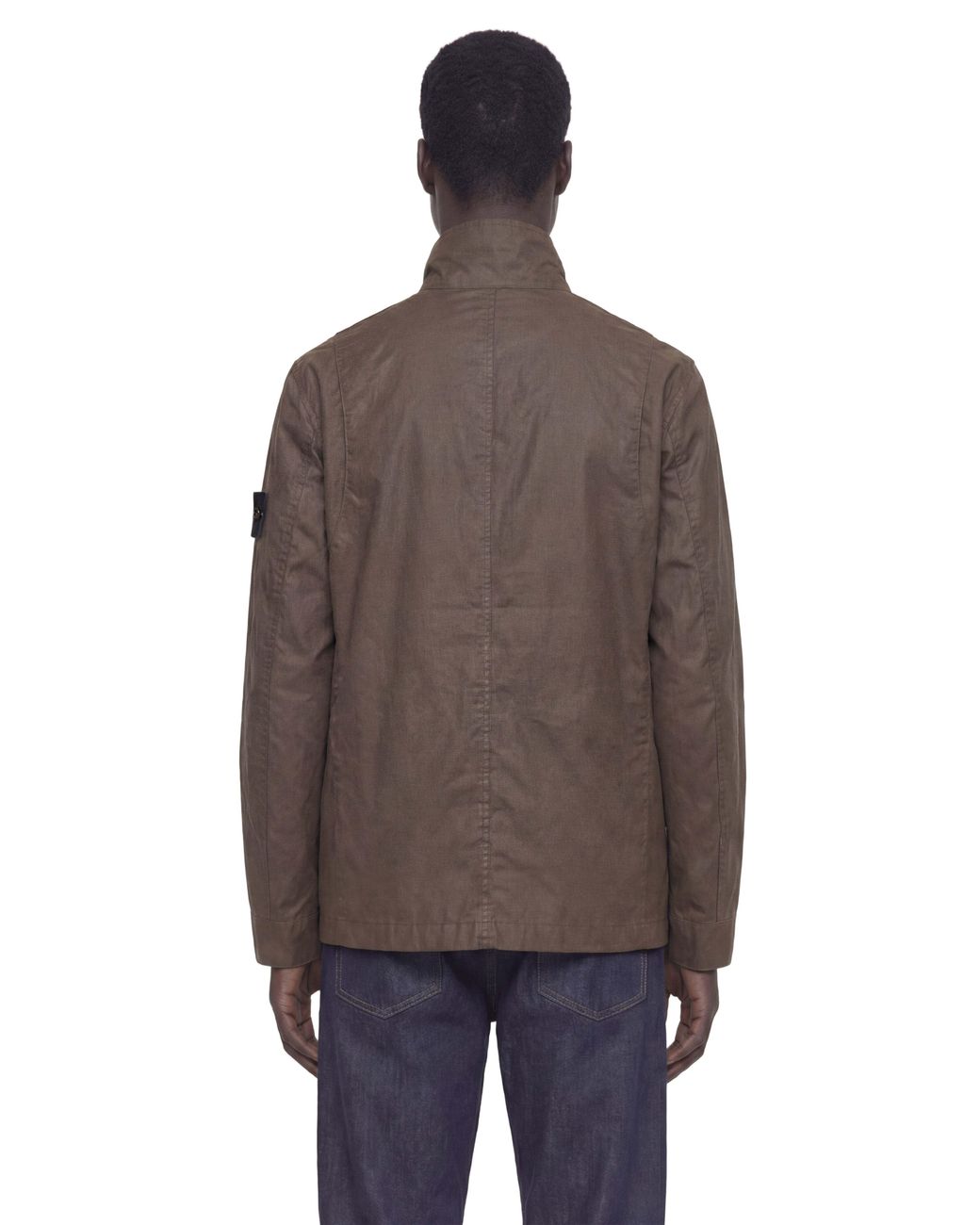 Stone Island Umber Canvas Field Jacket in Brown for Men | Lyst