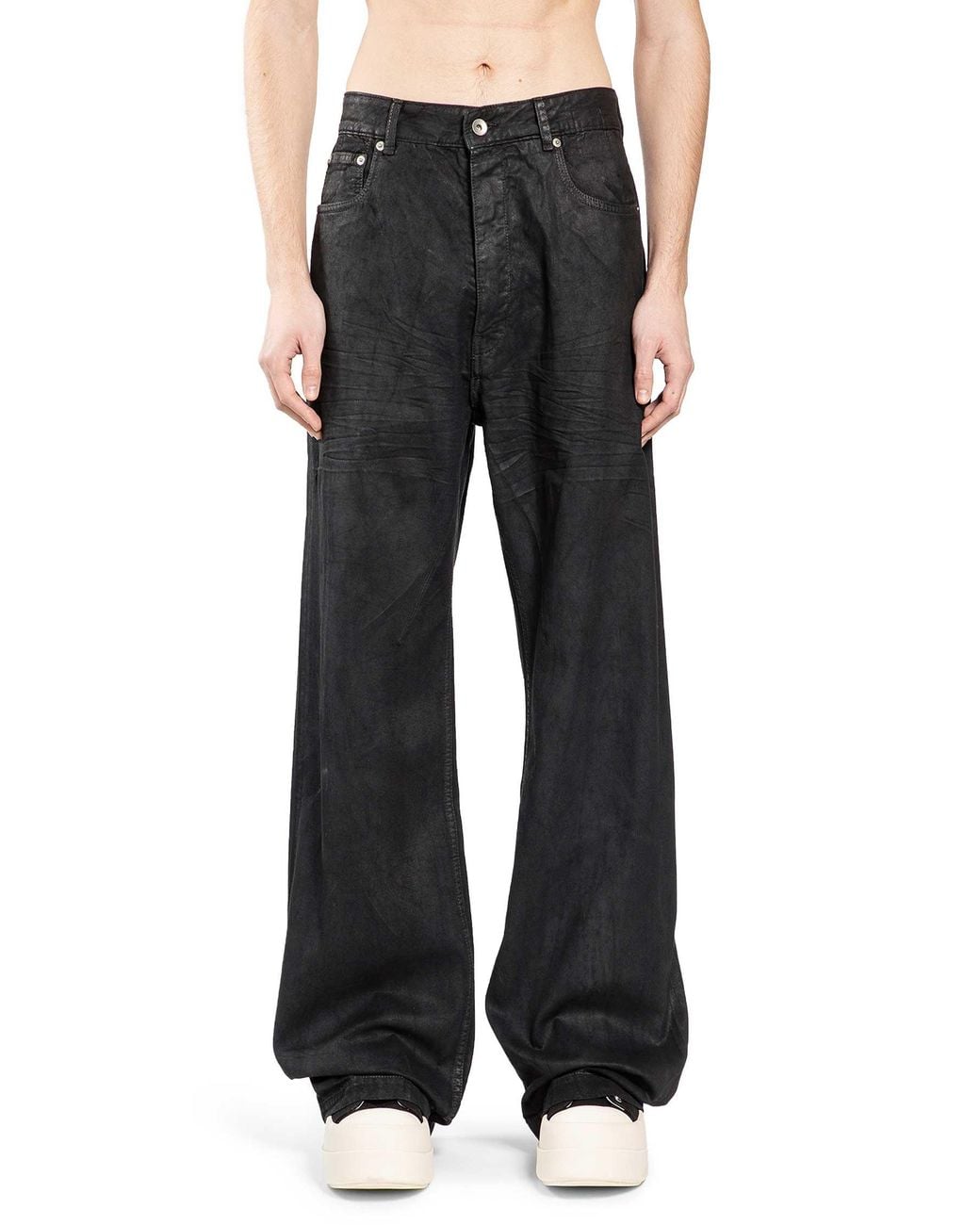Rick Owens Temple Geth Jeans in Black for Men | Lyst UK