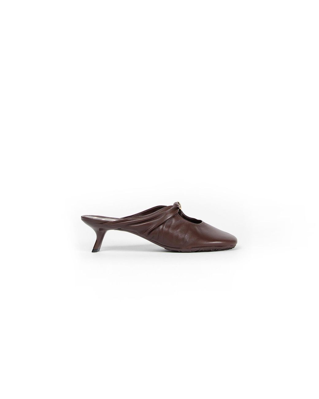 Loewe Pebble Soft Mules in Brown | Lyst