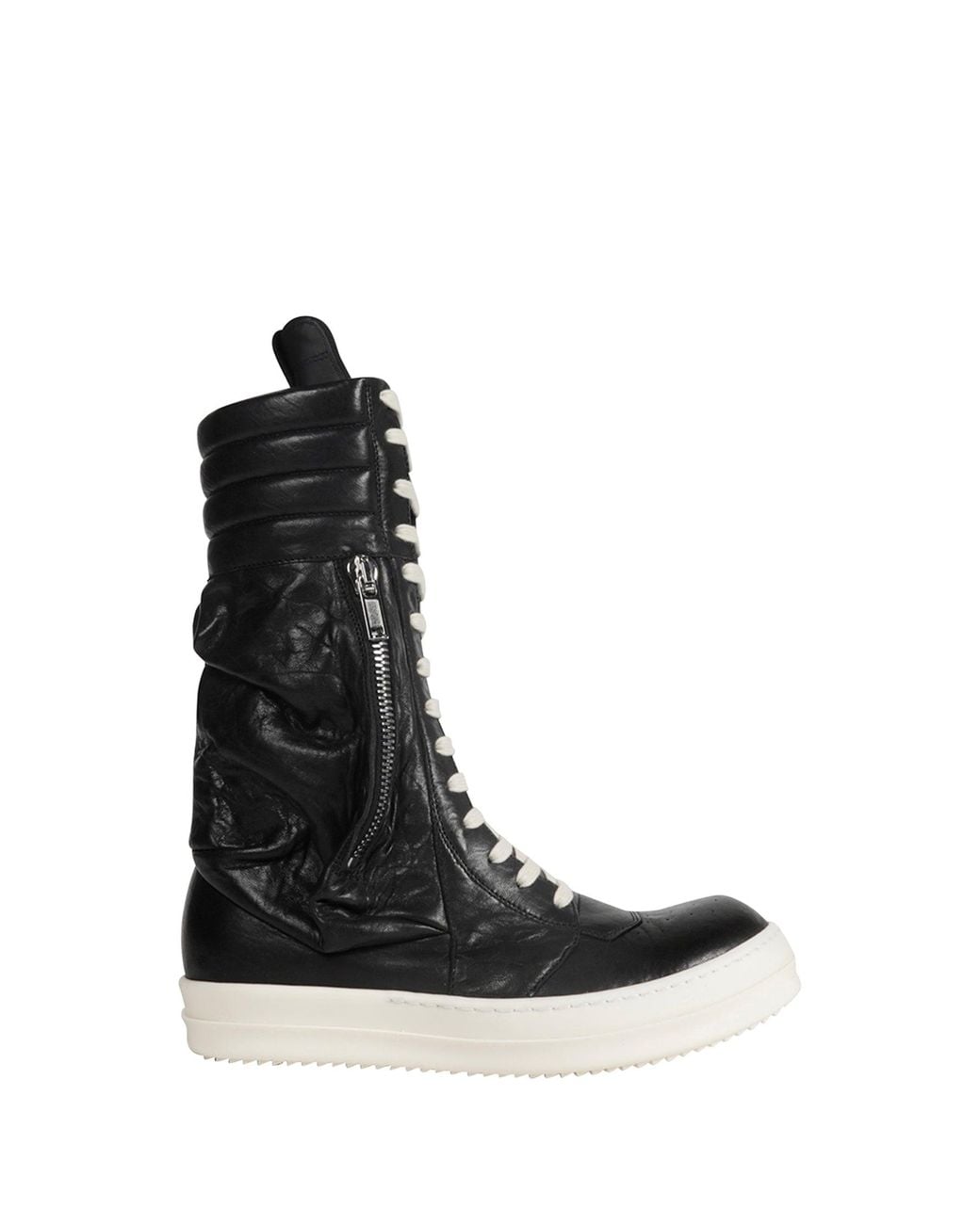 Rick Owens Temple Cargo Geobasket Sneakers in Black for Men | Lyst UK