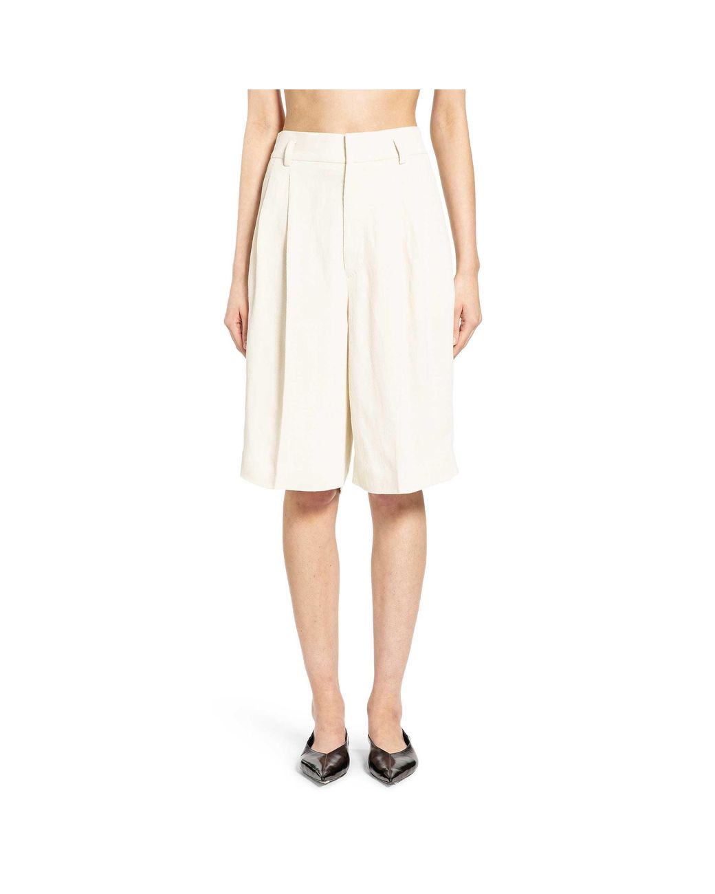 Petar Petrov Double Life Shorts in White | Lyst