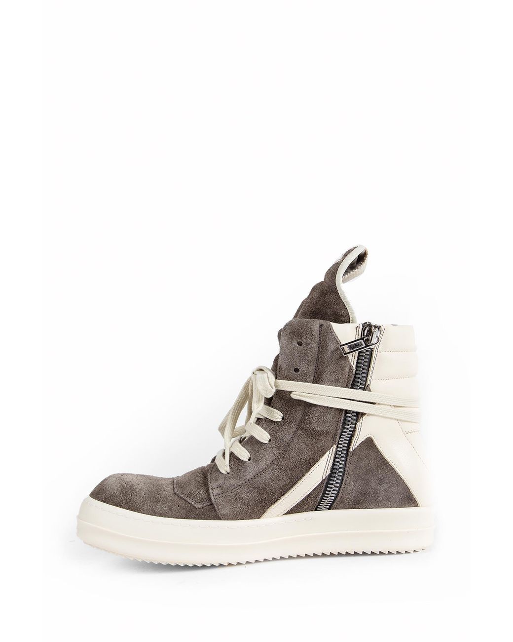 Rick Owens Temple Geobasket Sneakers in White for Men | Lyst UK