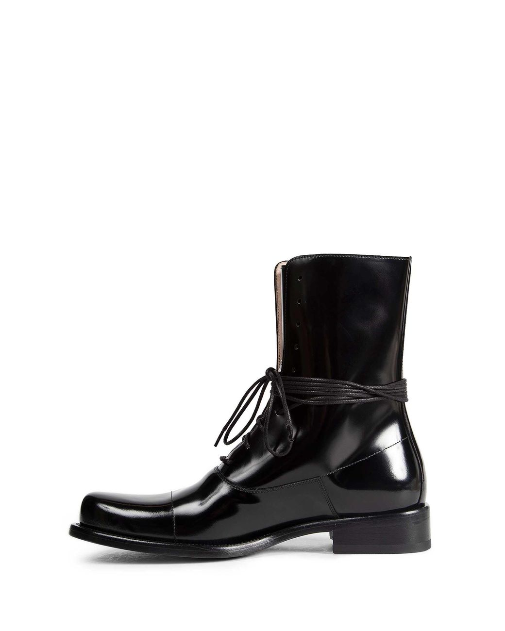 The Row Kai Lace Up Boots in Black | Lyst