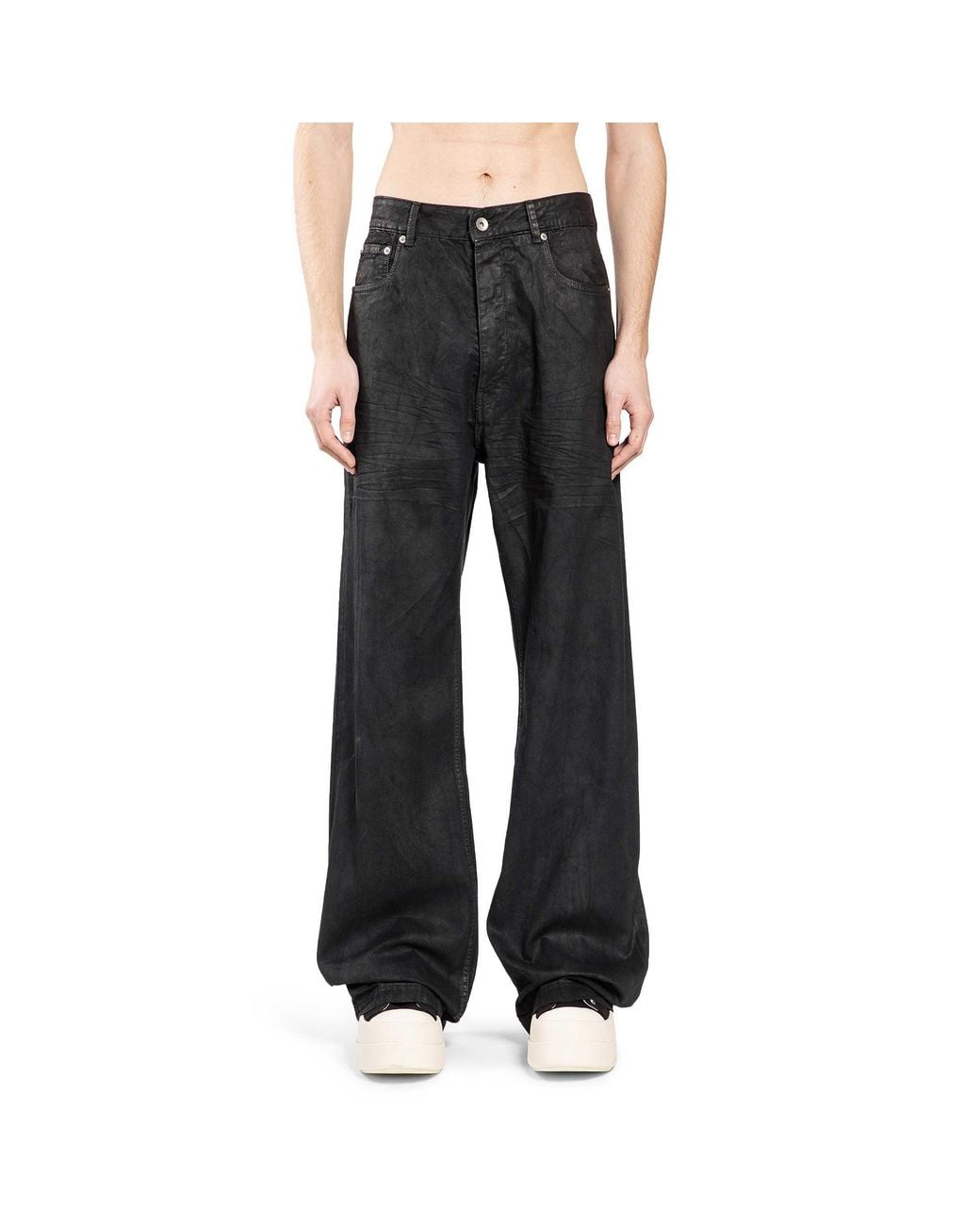Rick Owens Temple Geth Jeans in Black for Men | Lyst UK
