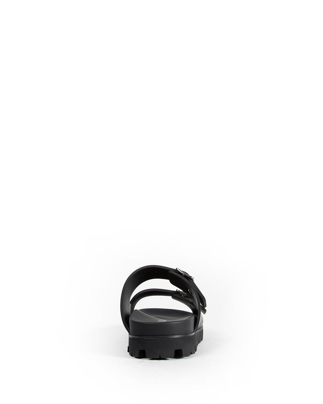 Prada Buckled Rubber Slides in Black for Men | Lyst UK