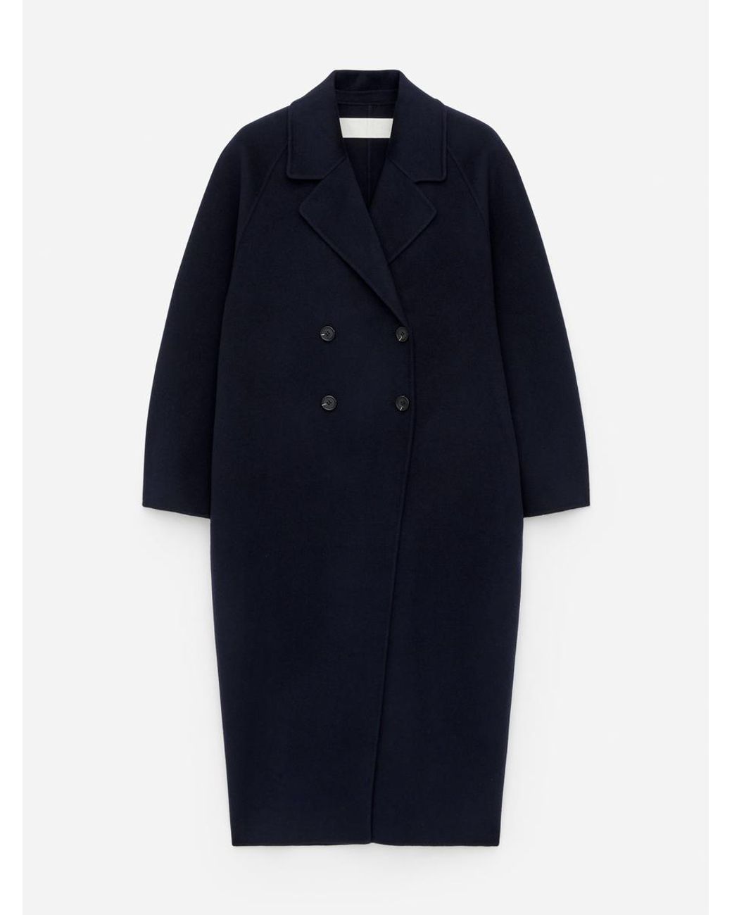 ARKET Oversized Wool-Blend Coat in Blue | Lyst UK