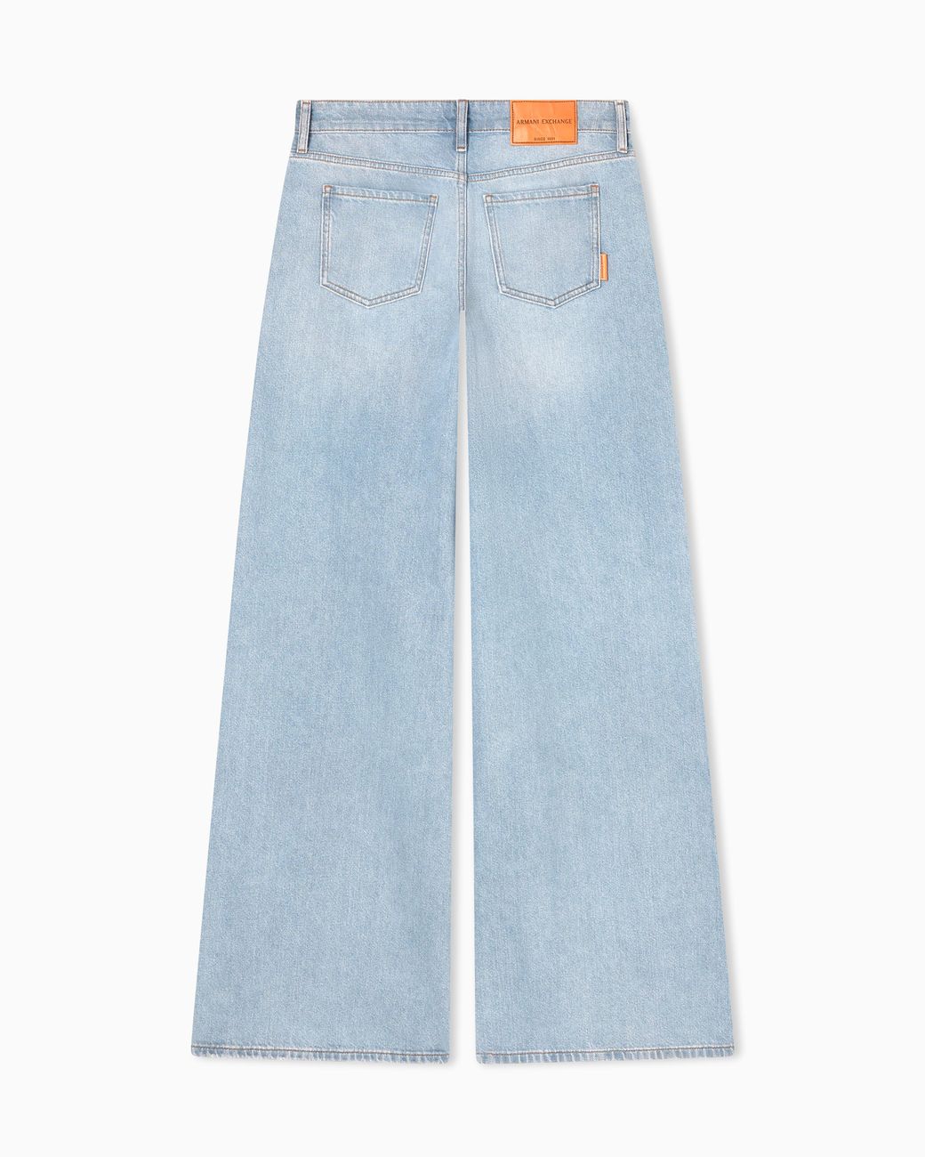 ARMANI EXCHANGE Loose Fit Denim Used Jeans in Blue | Lyst