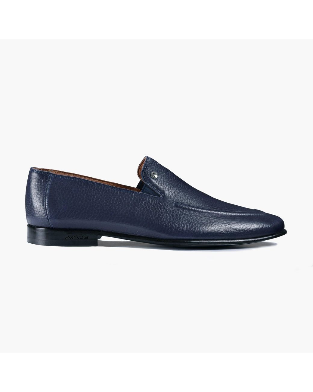 Armos Leather Loafer in Blue for Men | Lyst