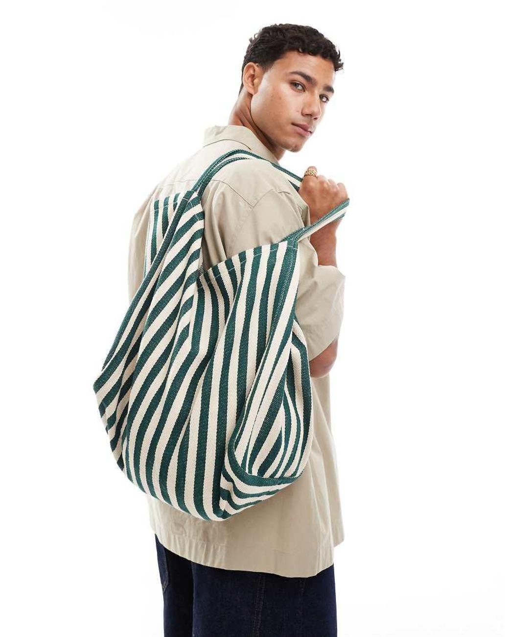 ASOS Tote Bag in White for Men | Lyst UK