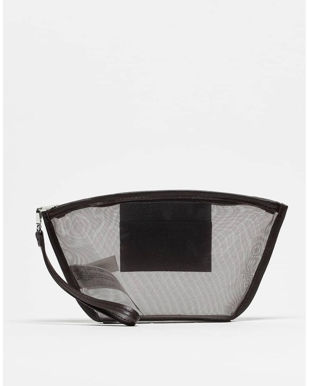 Mango Mesh Cosmetics Bag in Black | Lyst UK