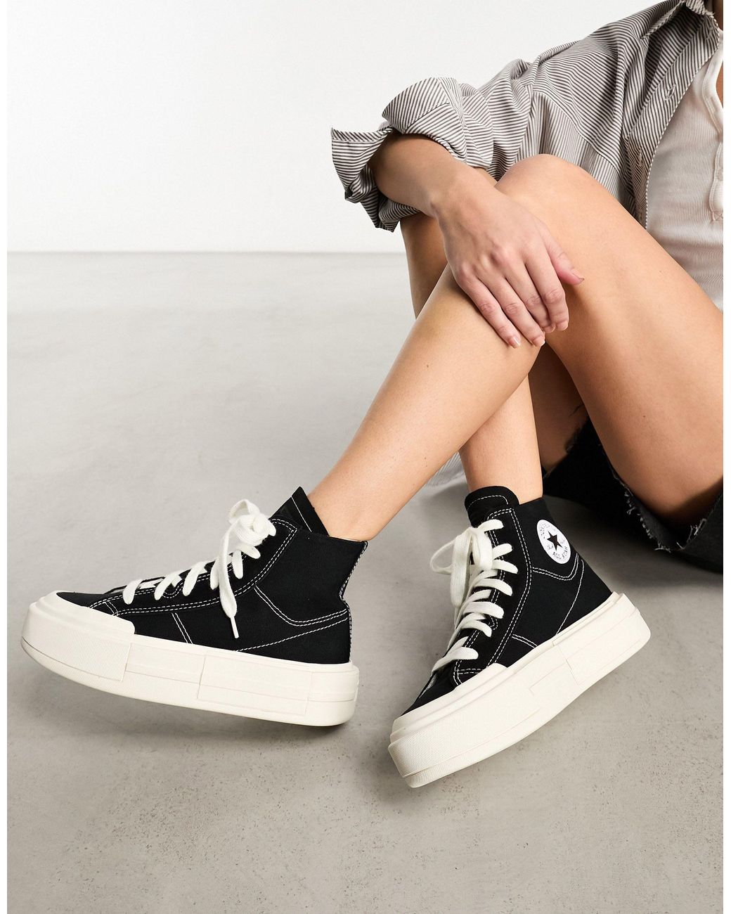 Converse Chuck Taylor All Star Cruise Hi Trainers in Black | Lyst UK