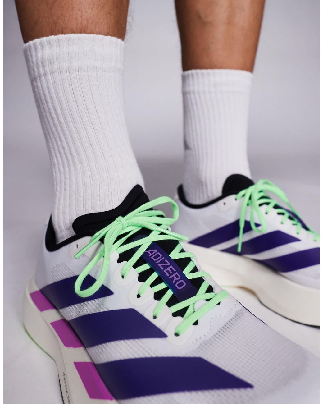 adidas Originals Adidas Running Adizero Evo Sl Trainers in Gray for Men ...