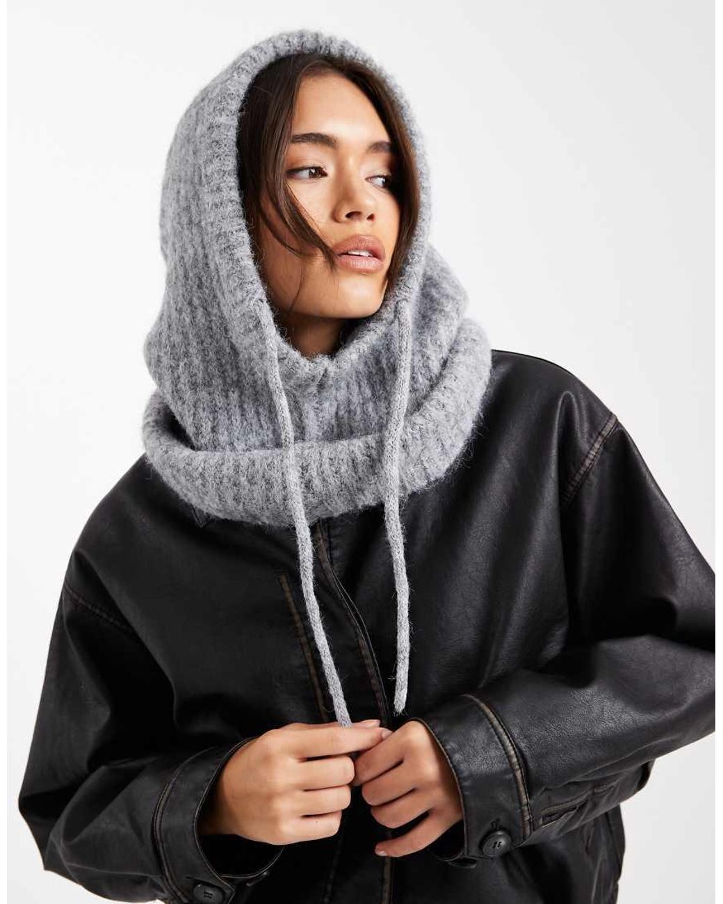 ONLY Knitted Bonnet in Black | Lyst UK