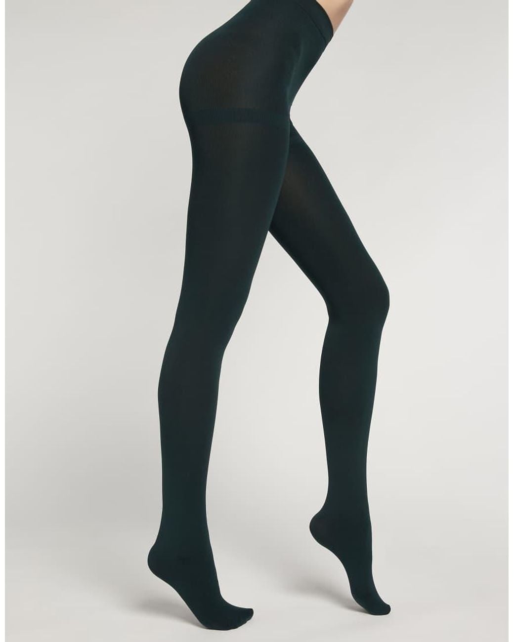 Calzedonia Thermal Super Opaque Tights in Blue | Lyst UK