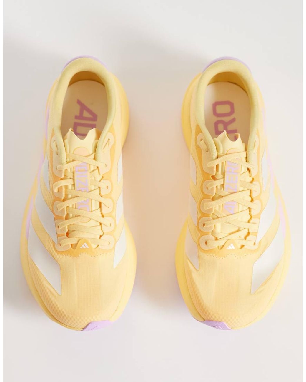 adidas Originals Adidas Running Adizero Evo Sl Trainers in Natural ...
