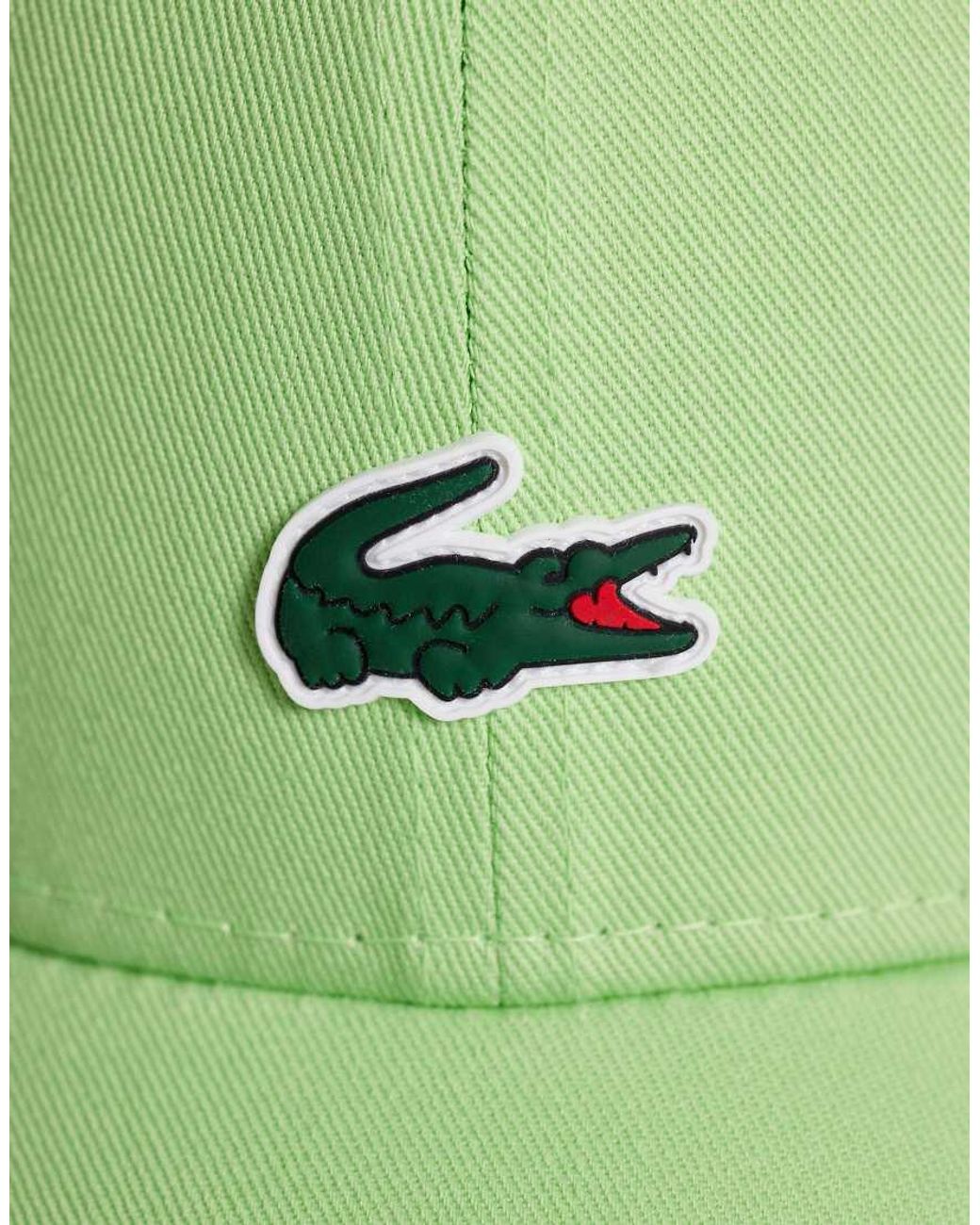 Lacoste X New Era 9Forty Logo Cap in Green | Lyst UK