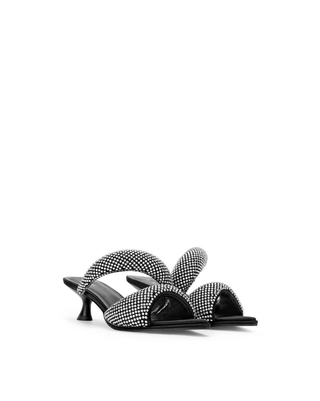 JW PEI Sara Heeled Mules in White | Lyst UK