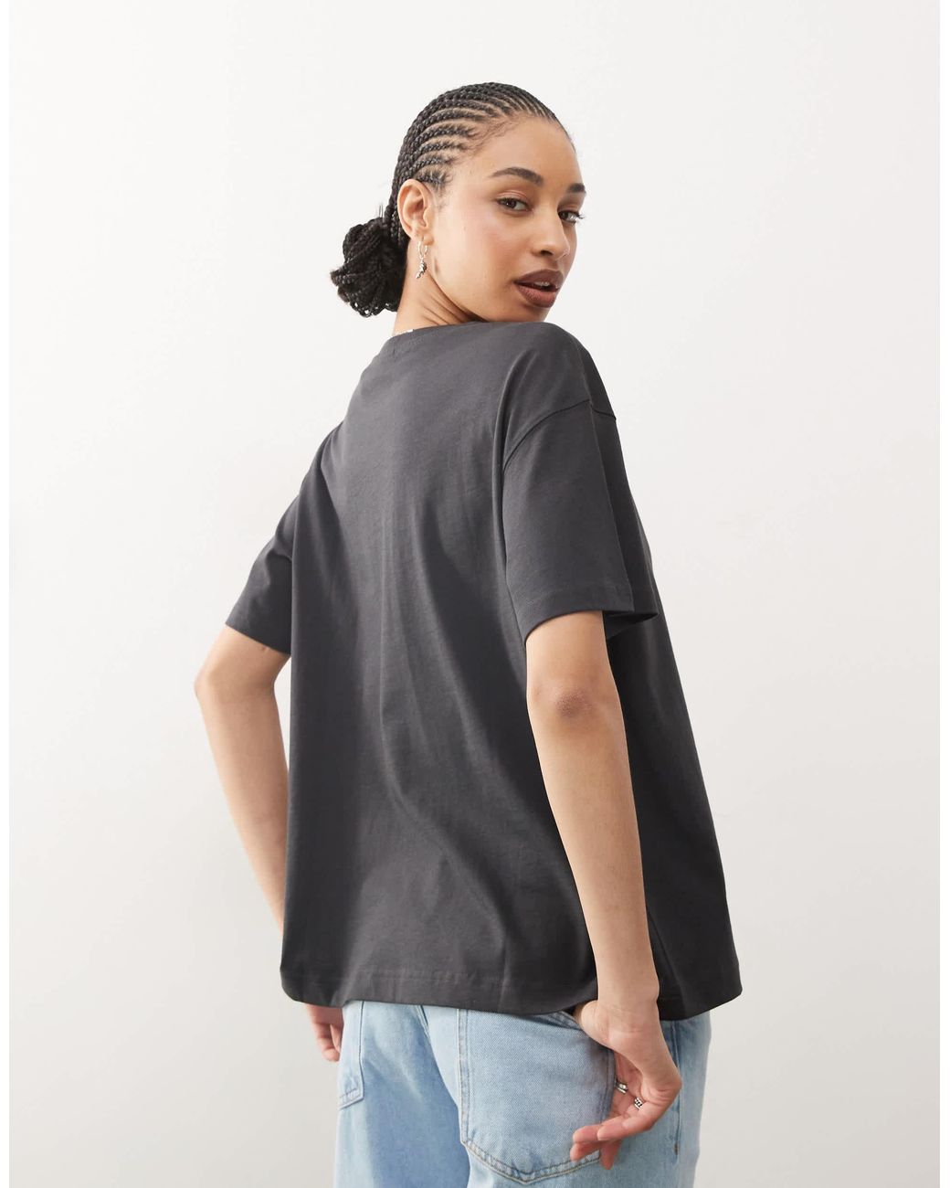 Weekday Boxy Fit Oversized T-Shirt in Blue | Lyst