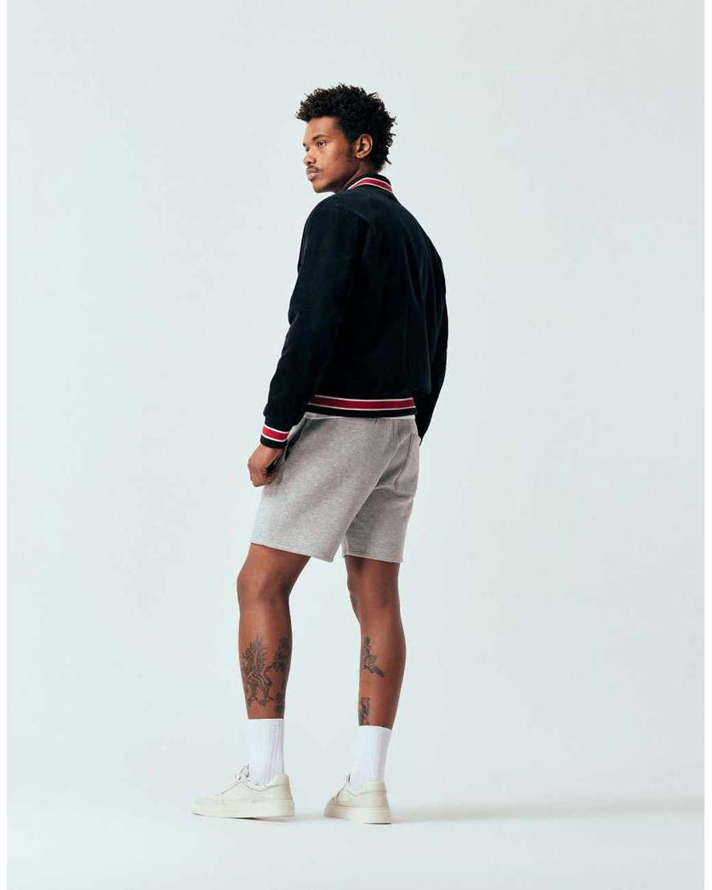 GANT G Logo Cord Varsity Jacket in Black for Men | Lyst UK