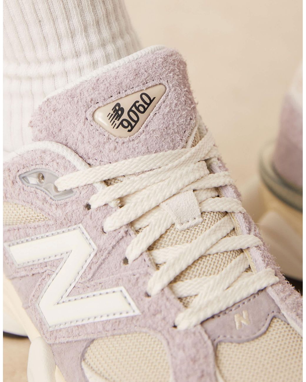 New Balance 9060 Sneakers in Natural | Lyst