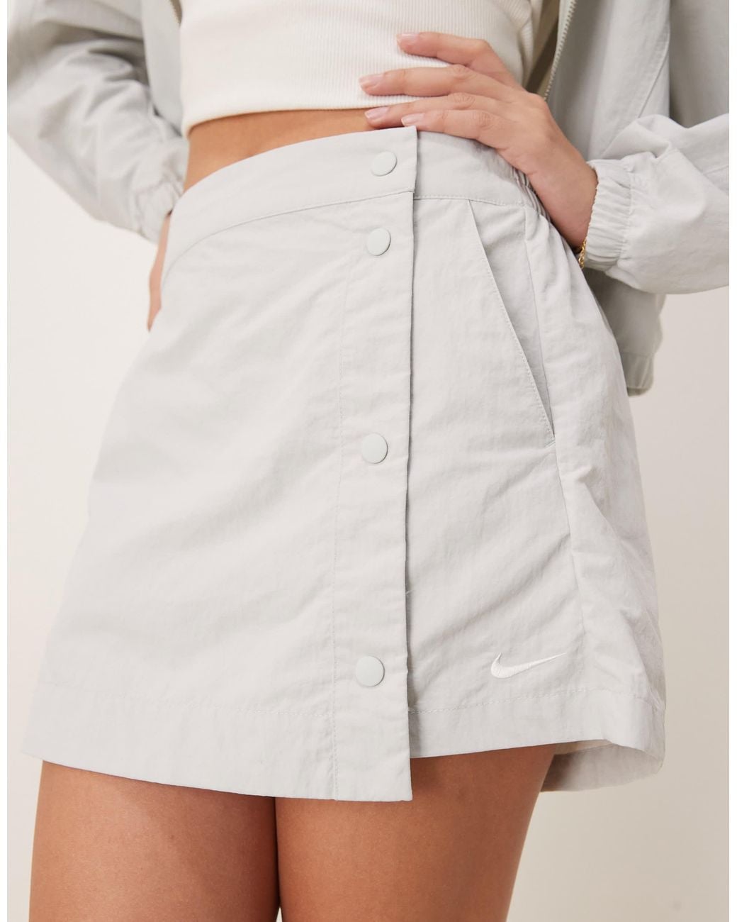 Nike Trend Essential 3Inch Skort in Natural | Lyst