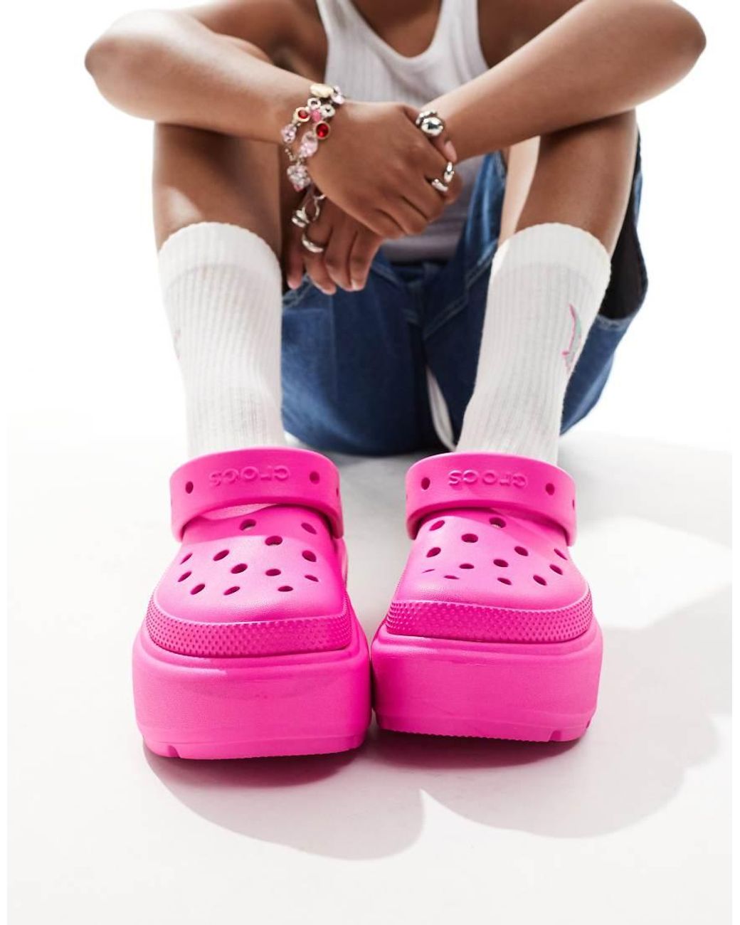 Crocs™ Unisex Stomp Clog in Pink | Lyst UK