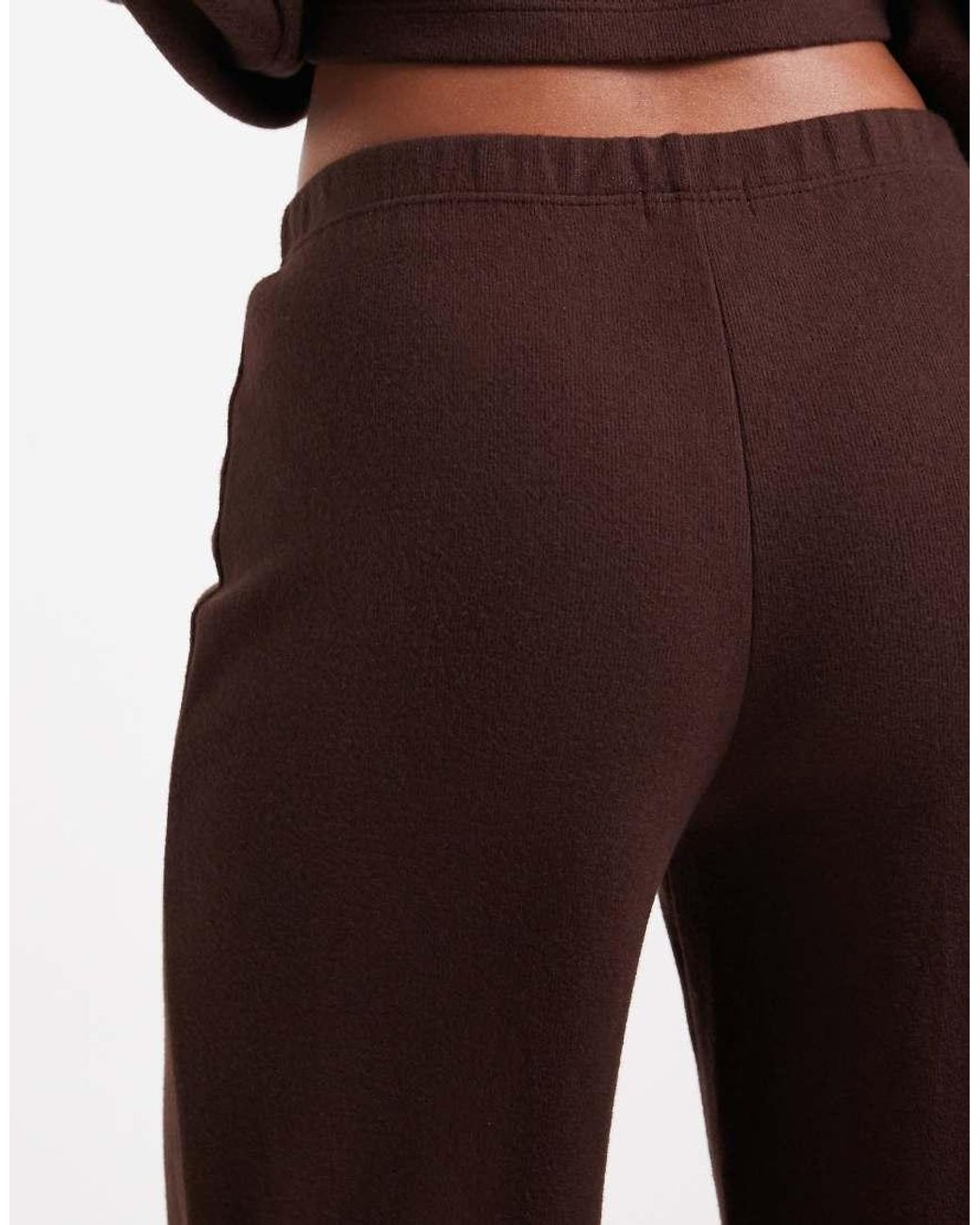 Miss Selfridge Super Soft Pants in Brown | Lyst UK