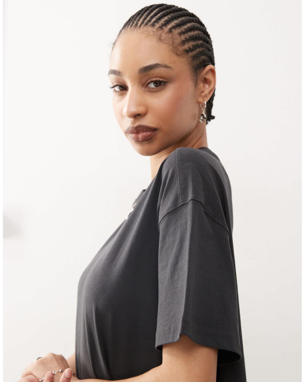 Weekday Boxy Fit Oversized T-Shirt in Blue | Lyst