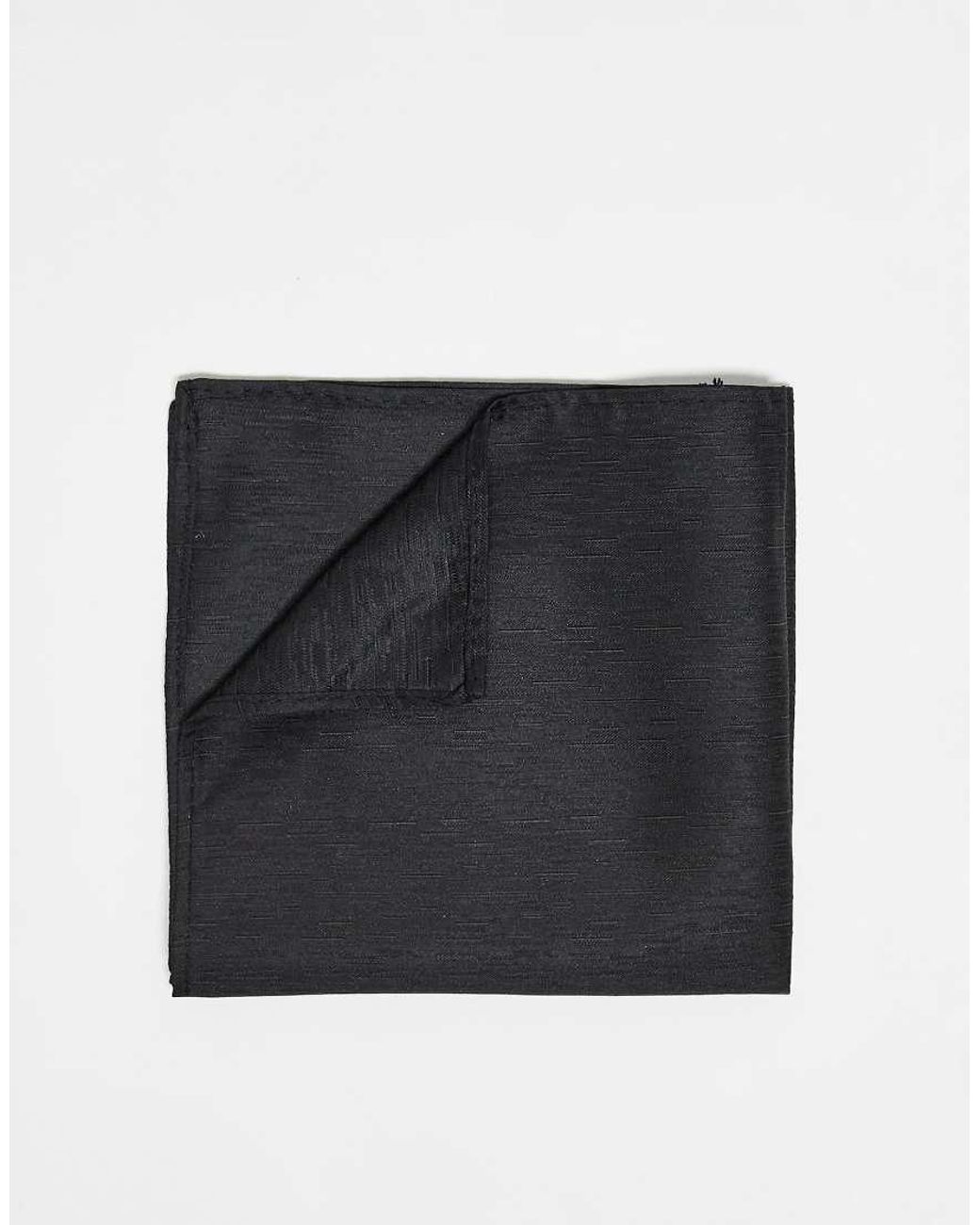French Connection French Connection Plain Pocket Square in Black for ...
