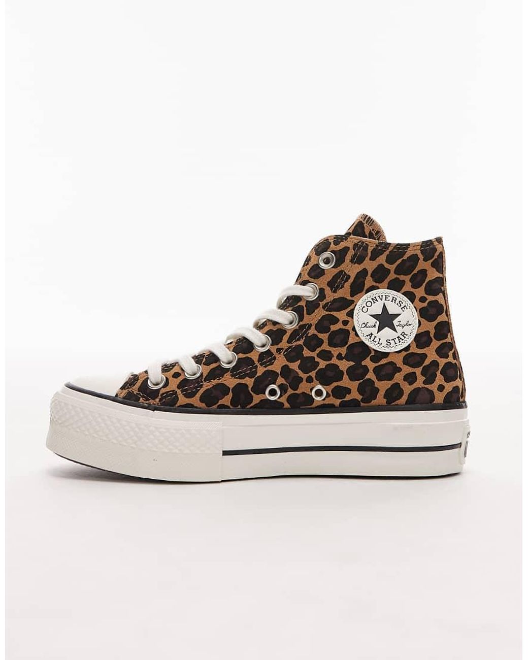 Converse Chuck Taylor All Star Lift Hi Platform Trainers in Grey | Lyst UK