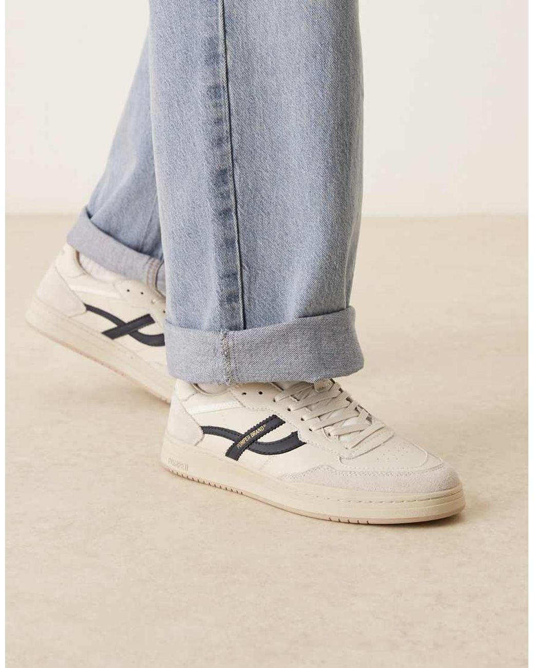 Pompeii UK Pompeii Elan Pippa Leather Trainers for Men | Lyst UK