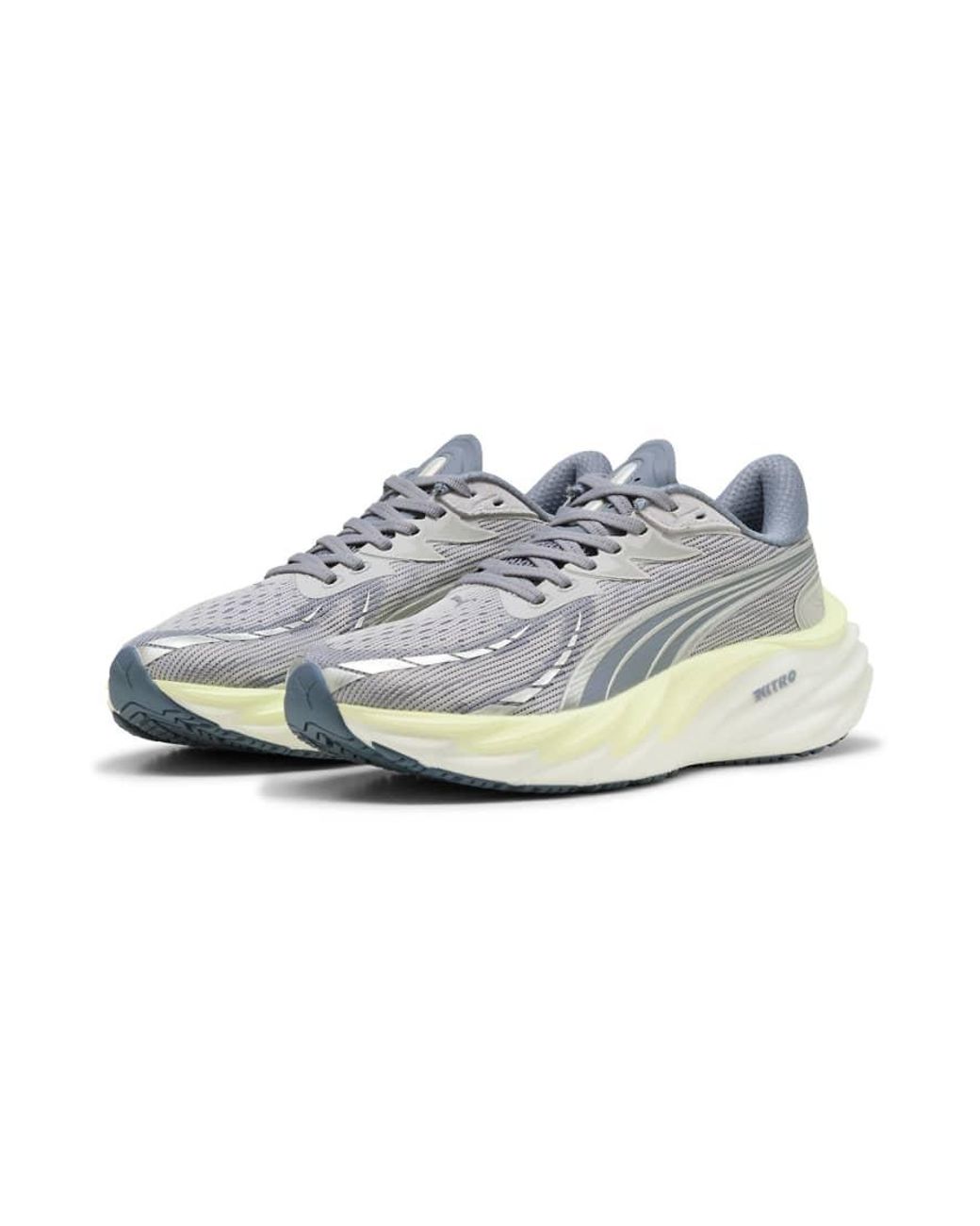 PUMA Velocity Nitro 4 Running Shoes in Grey | Lyst UK