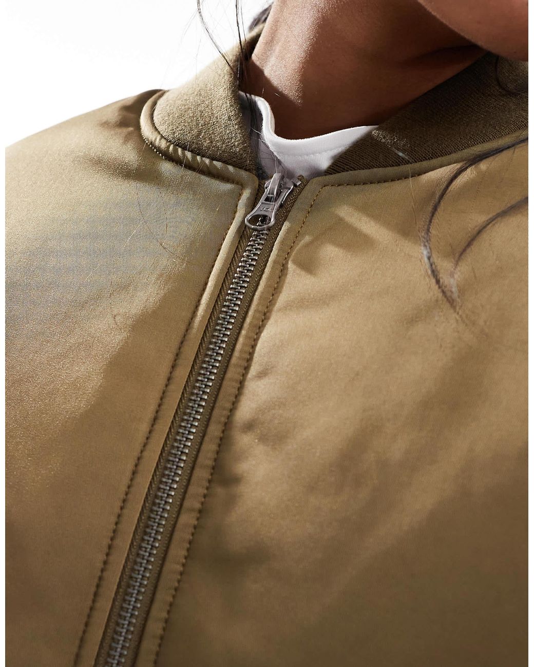 ASOS Ma1 Clean Bomber Jacket | Lyst