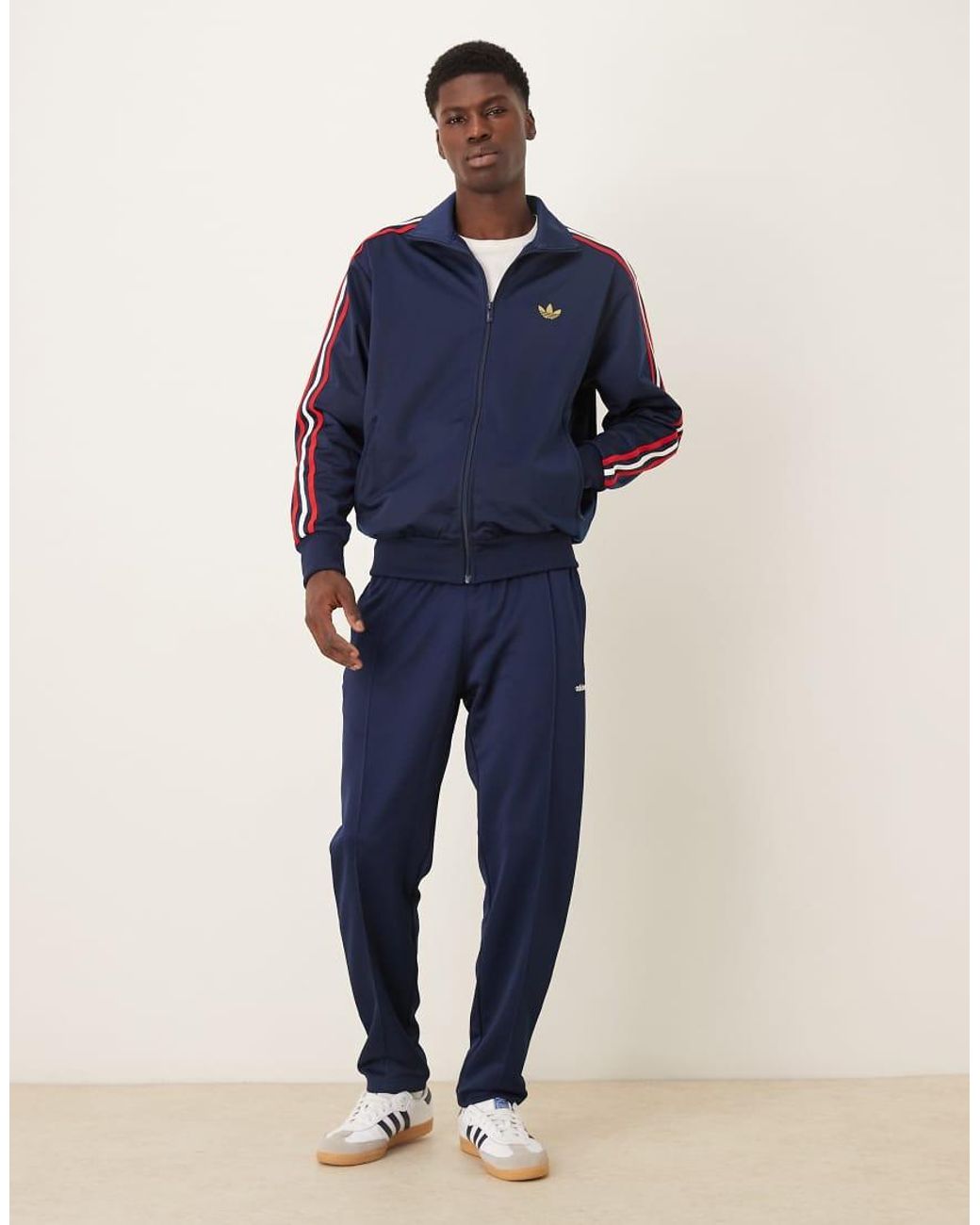 adidas Originals Adidas Firebird Track Top in Blue for Men | Lyst UK