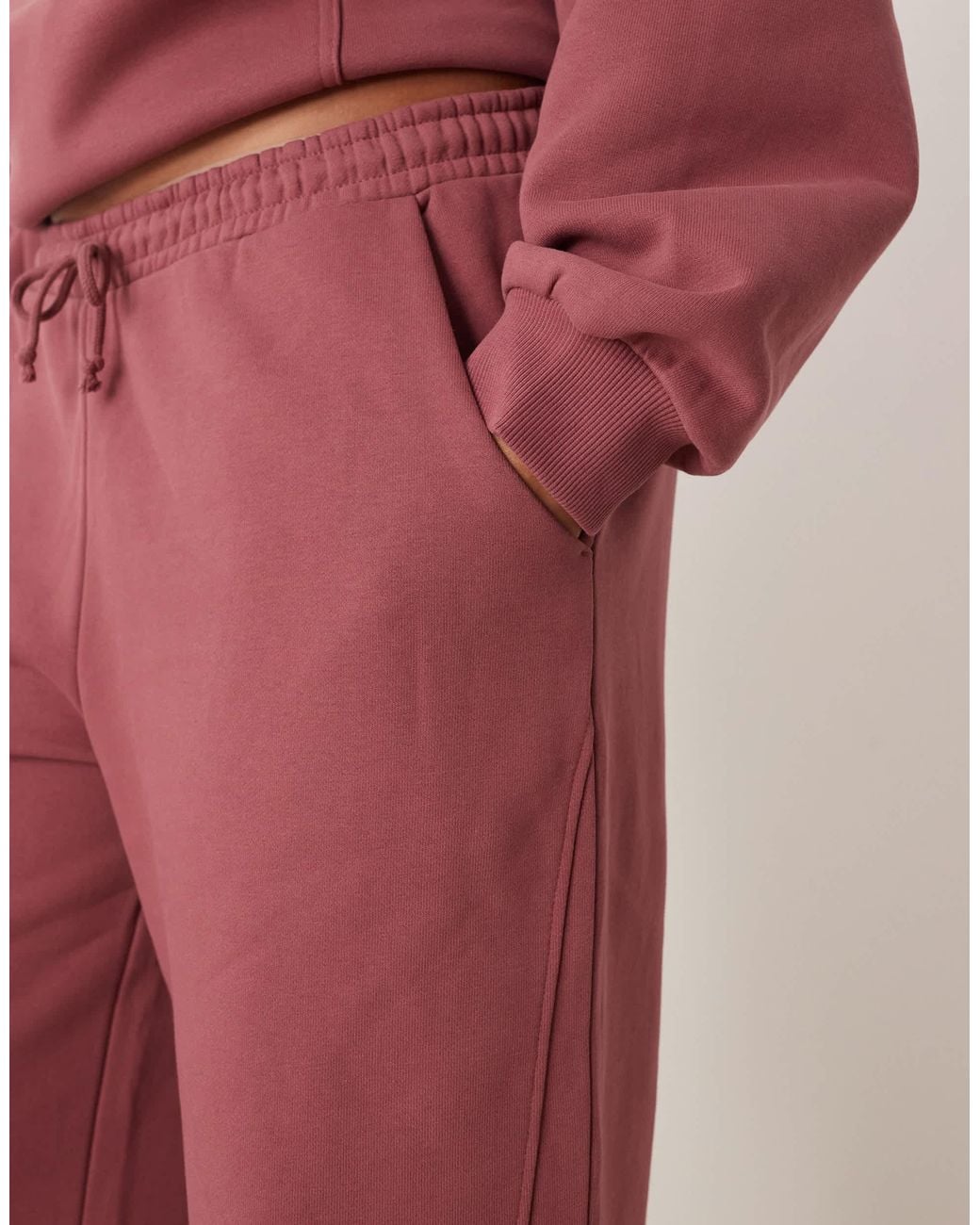 ASOS Asos Design Curve Premium Heavyweight 500gsm Seamed Wide Leg ...