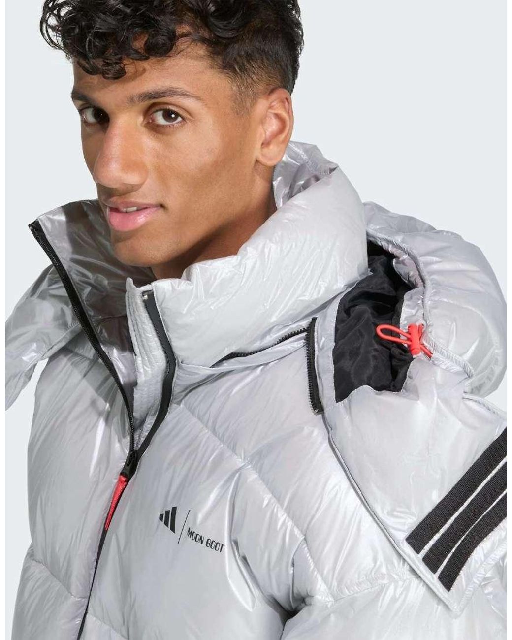 adidas Originals Adidas X Moon Boot Padded Jacket in White for Men ...