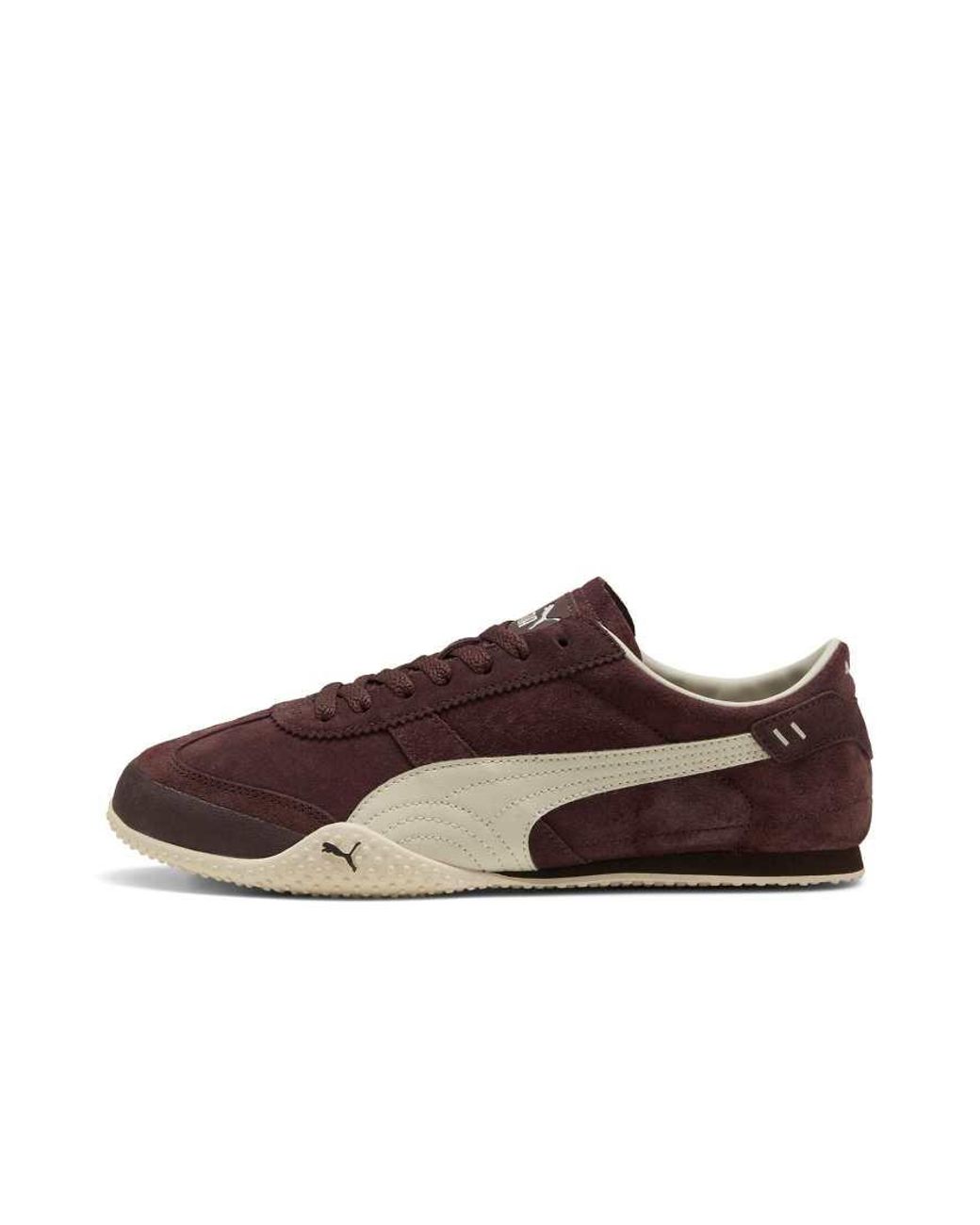 PUMA Bella Classic Sneakers Chocolate/Alpine Snow in Brown | Lyst UK