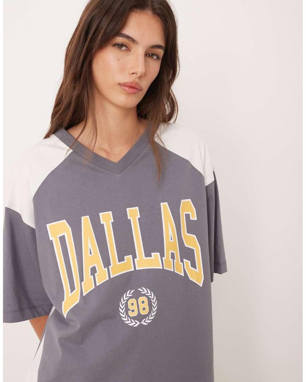 ASOS Dallas Football Shirt in Purple | Lyst UK