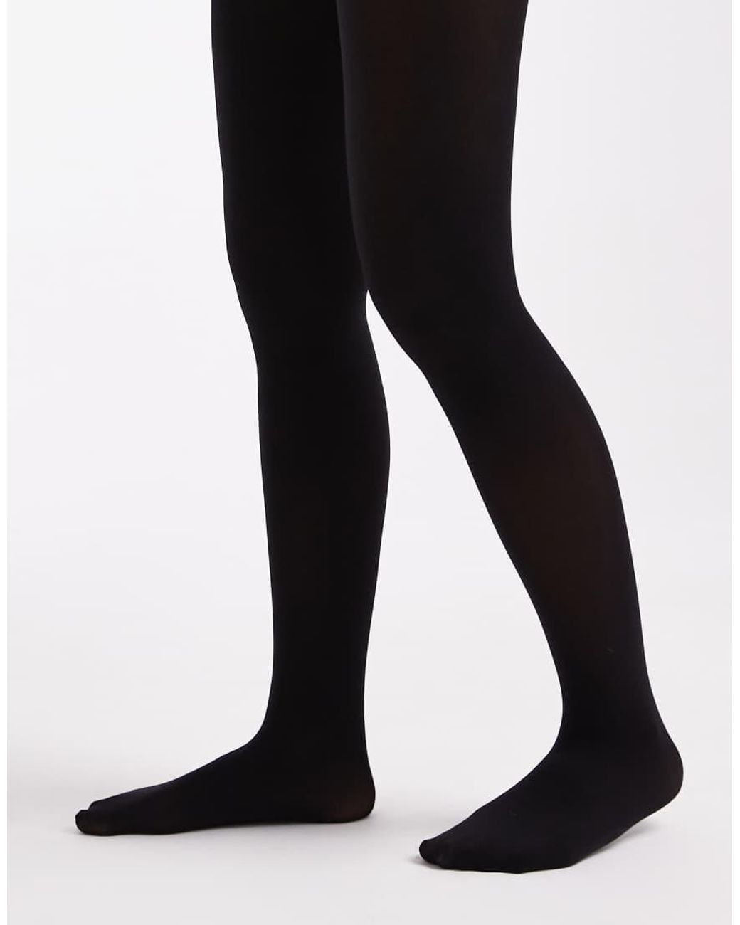 Pieces 90 Denier Tights in Black | Lyst UK