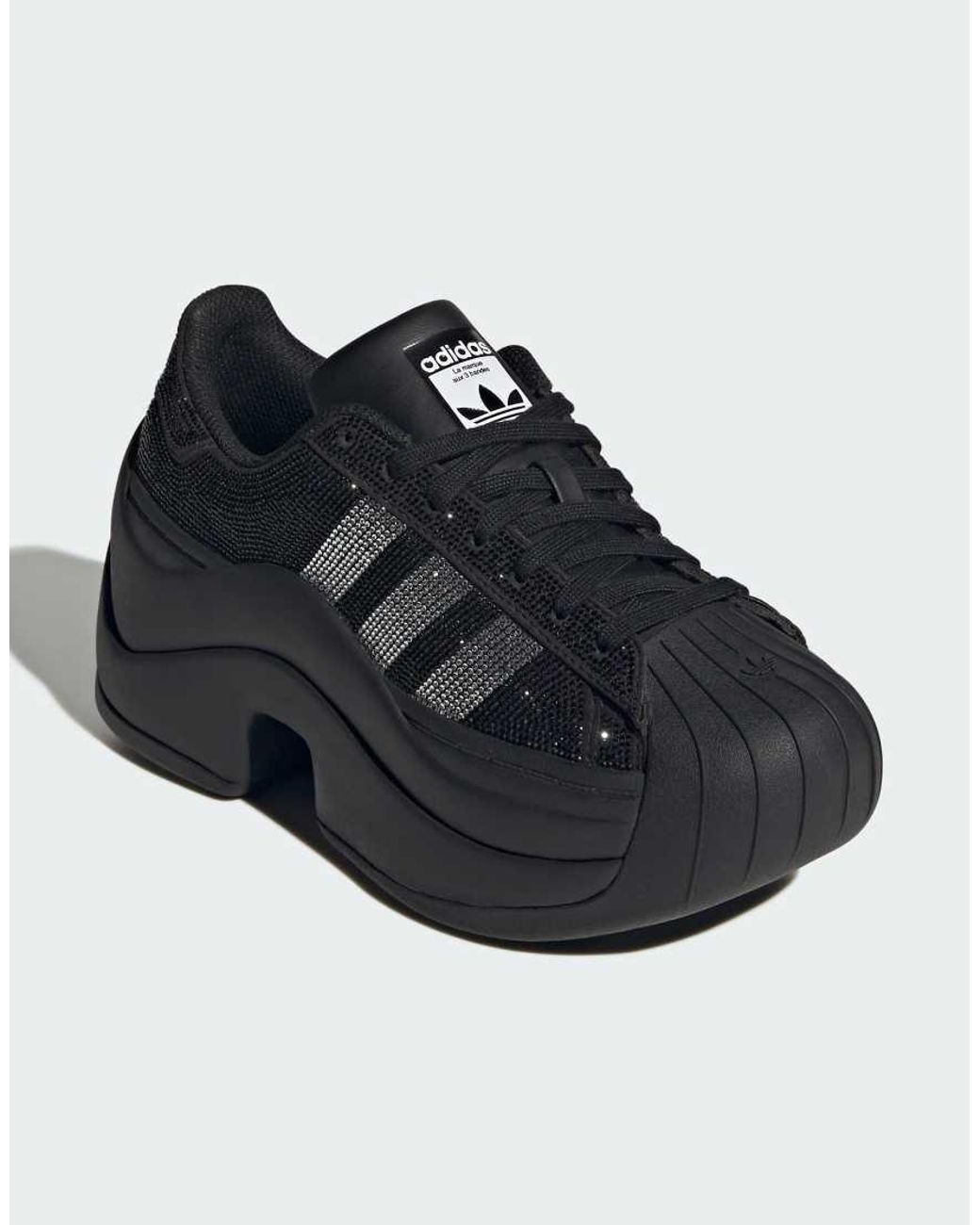adidas Originals Superstar Bold Shoes in Black | Lyst UK