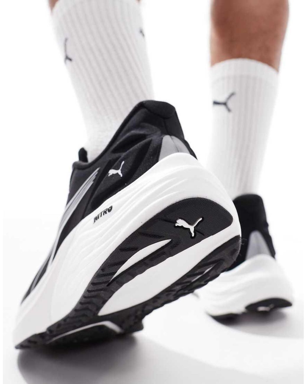 PUMA Electrify Nitro 4 Trainers in White for Men | Lyst UK