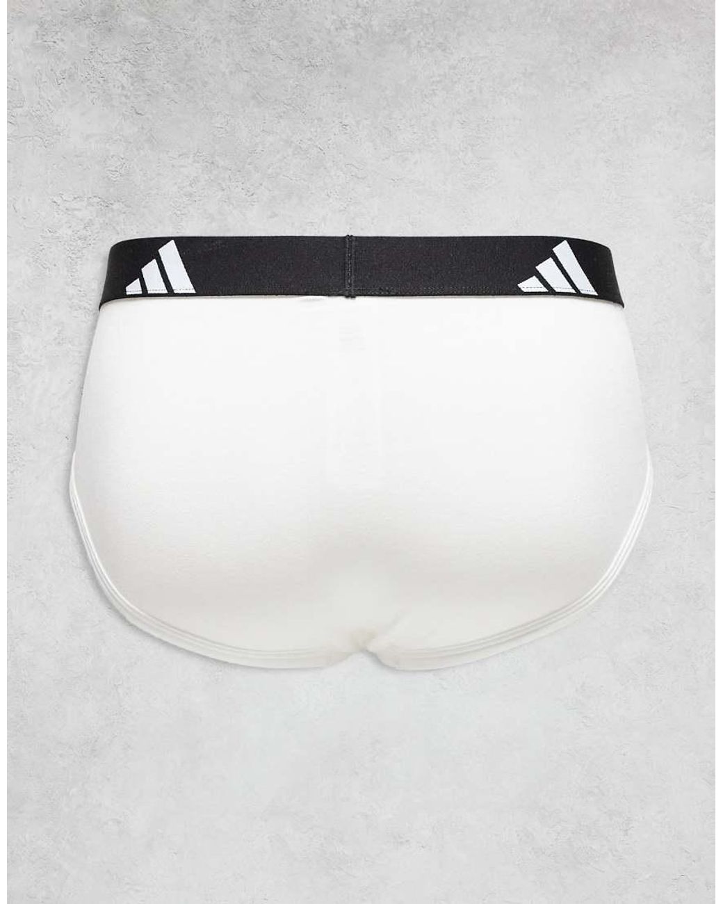 adidas 3 Pack Active Flex Cotton Briefs for Men | Lyst UK