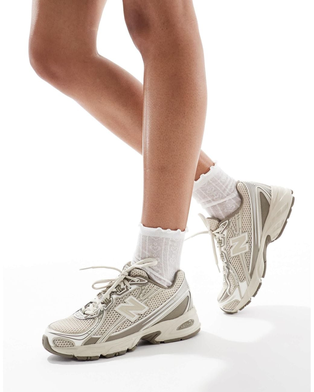New Balance 740 Trainers in White | Lyst