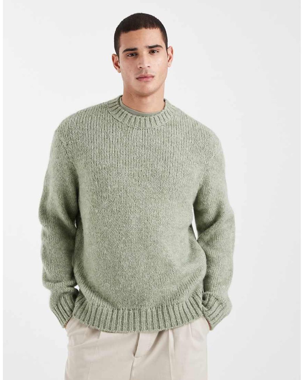 Jack & Jones Oversized Jumper in Green for Men | Lyst UK