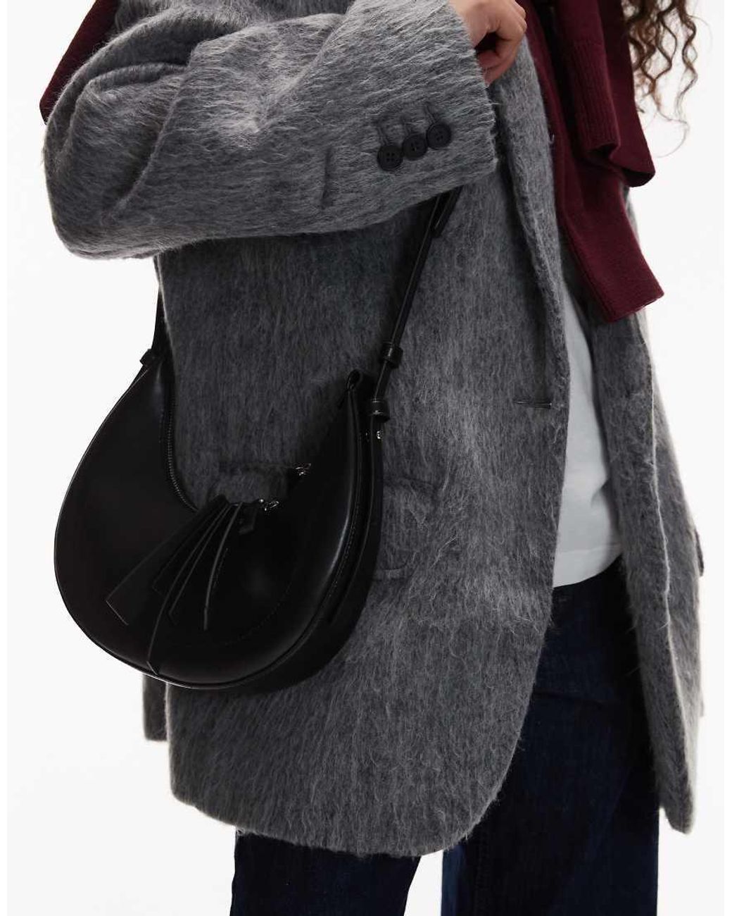 Charles & Keith Carey Shoulder Bag in Grey | Lyst UK