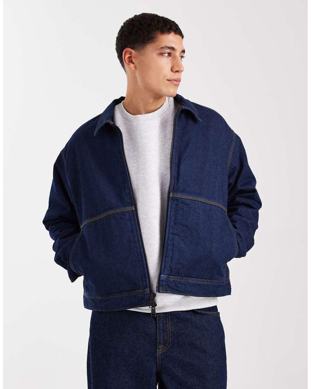Vans Denim Station Jacket in Blue for Men | Lyst UK