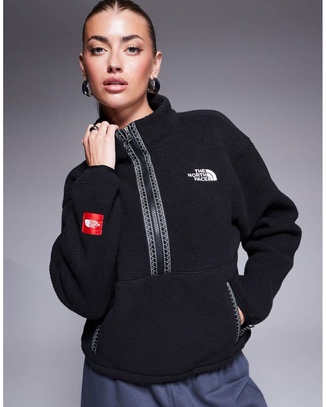 The North Face Seven Summits Fleeski Heavyweight 1/4 Zip Fleece in Blue ...