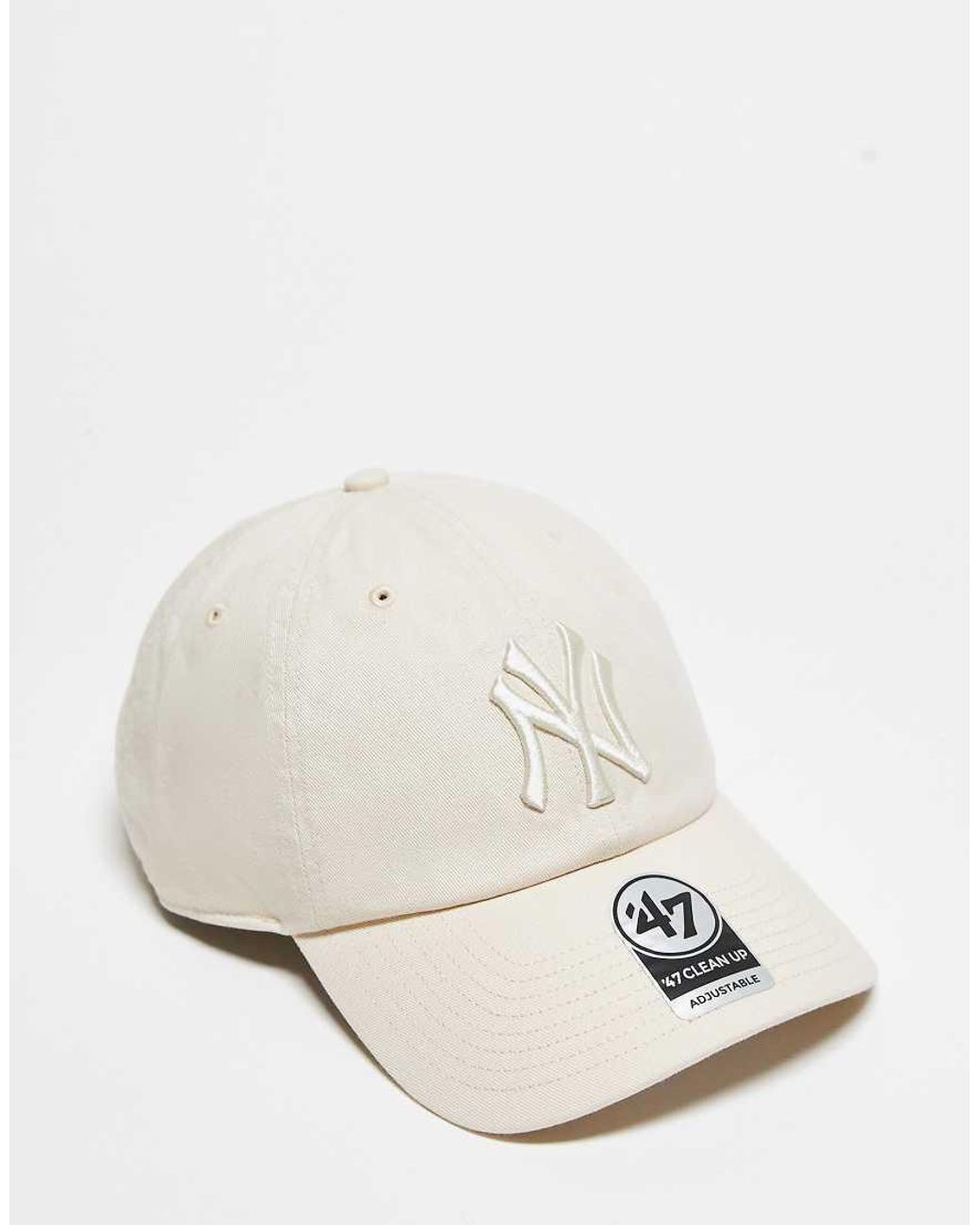 '47 Tonal Ny Yankees Clean Up Baseball Cap in Natural | Lyst UK