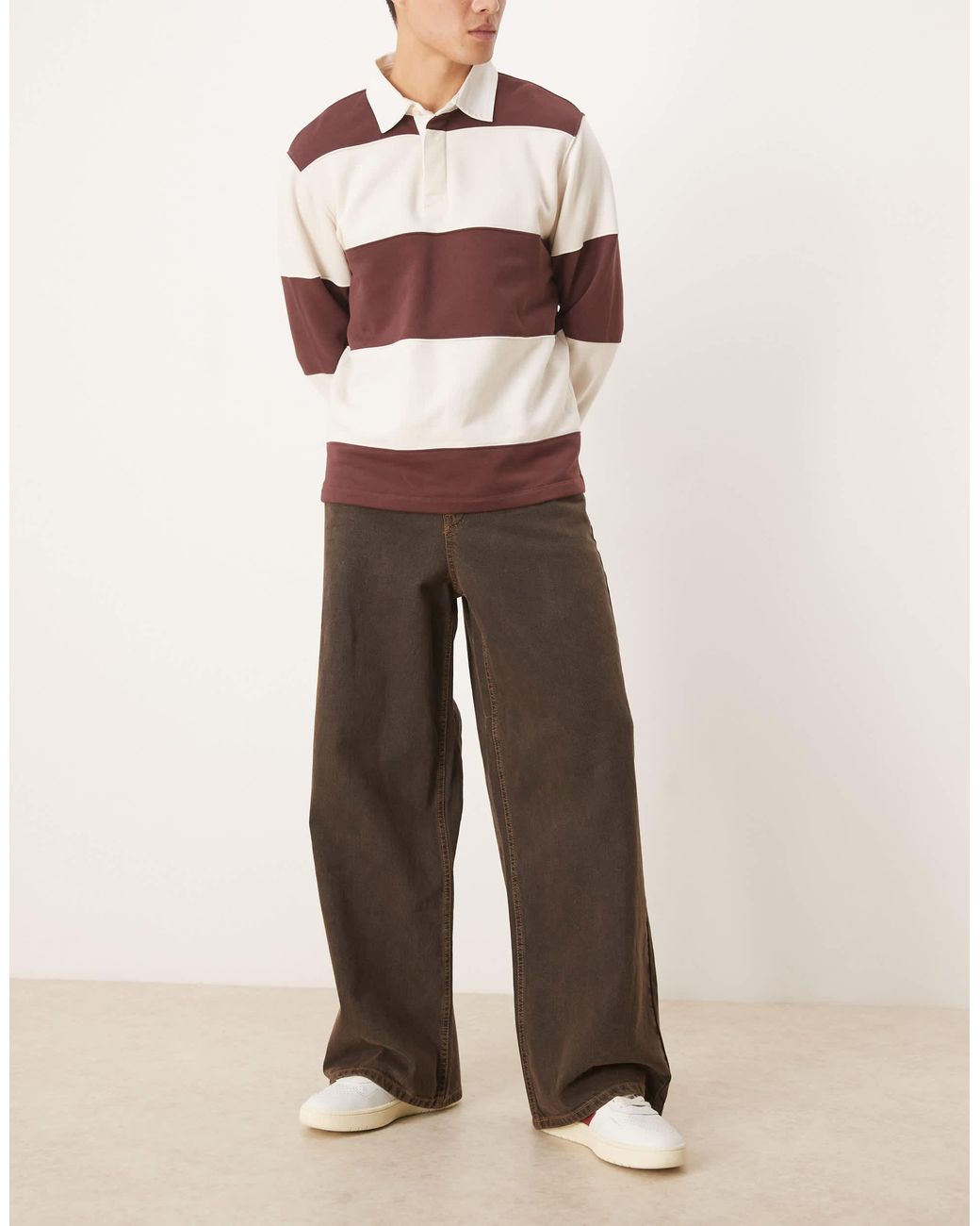ASOS Loose Jeans in Natural for Men | Lyst